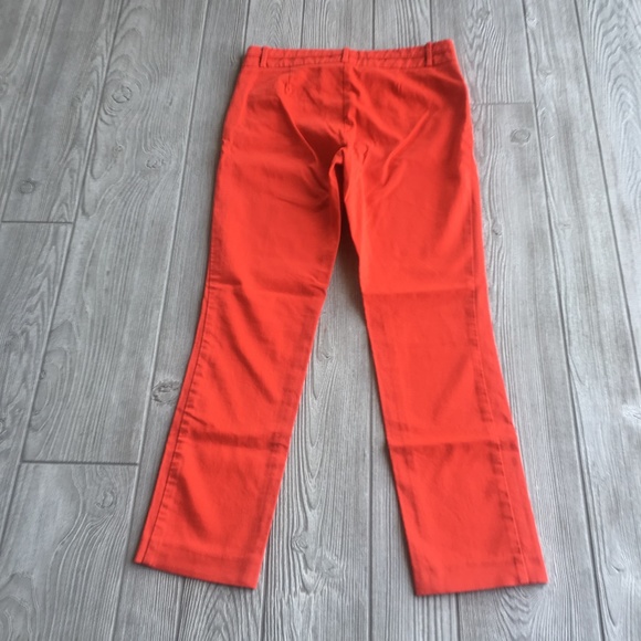 Zara | Pants & Jumpsuits | Zara Womens Rust Red Slim Fit Jeans Pant ...